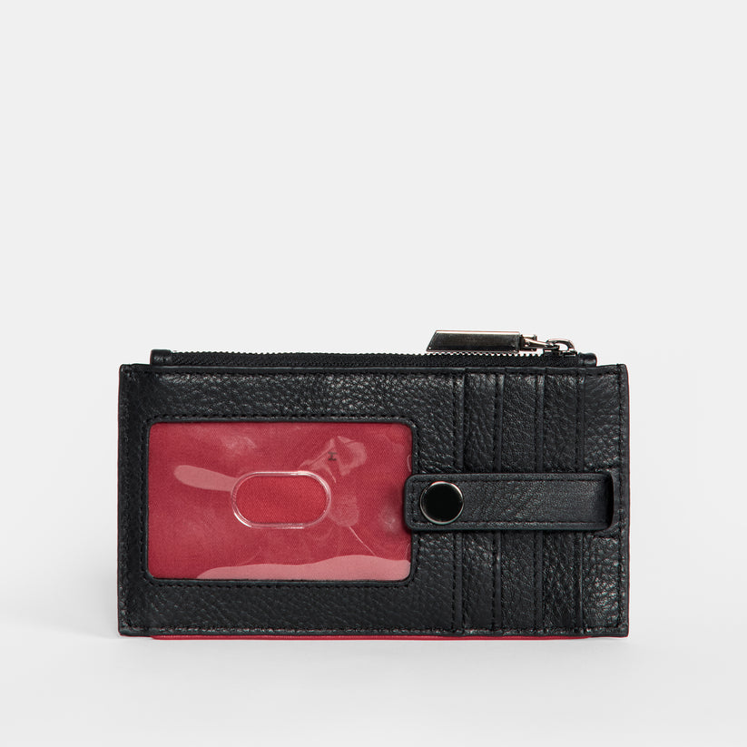 210 West Black | Women's Thin Leather Wallet/Card Holder | Hammitt ...