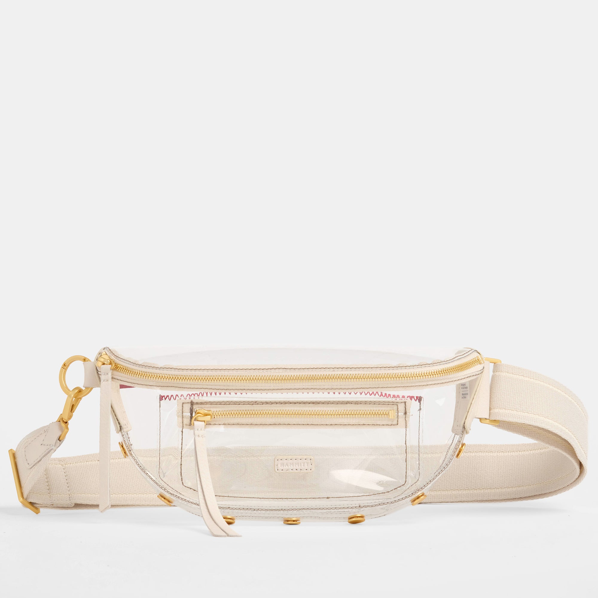 Charles Crossbody Clear | Calla Lily White/Brushed Gold | Med ...