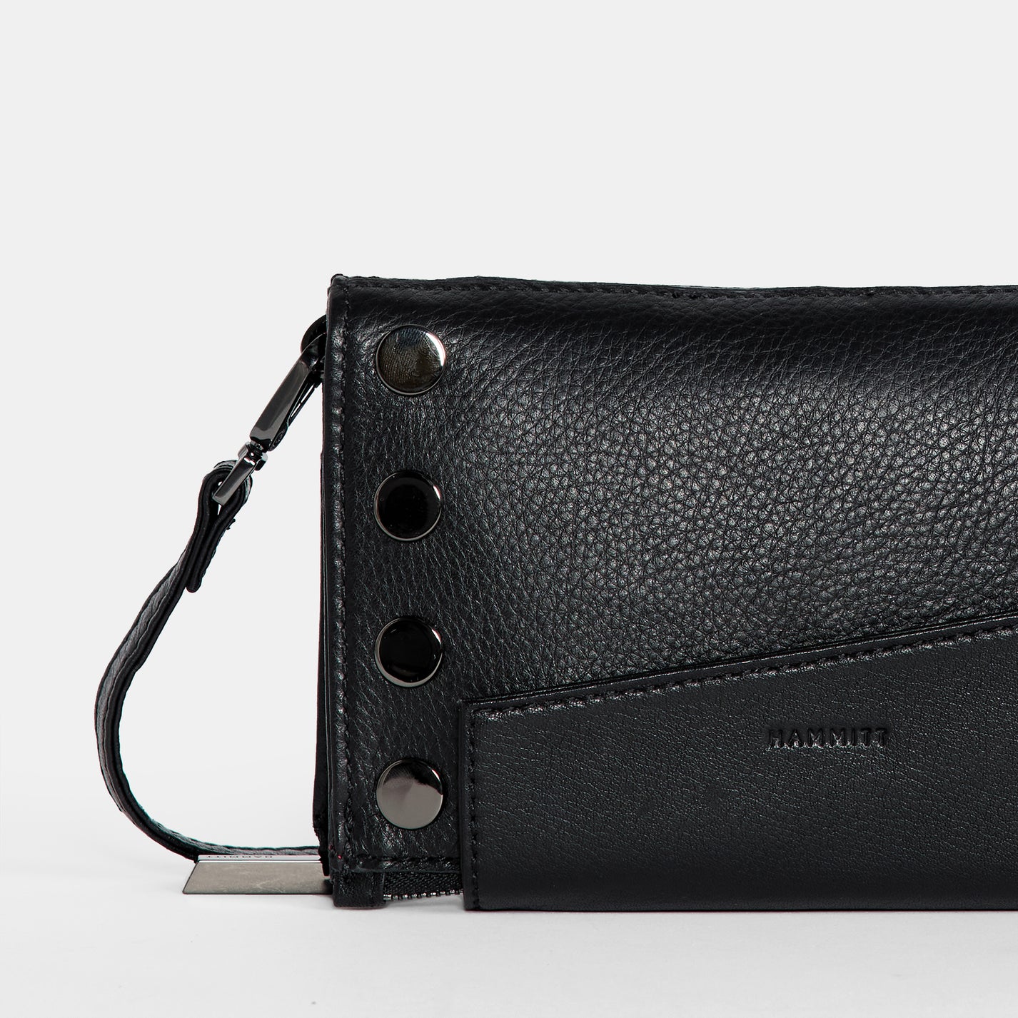 35 South | Women's Black Leather Crossbody Wallet | Hammitt – HAMMITT