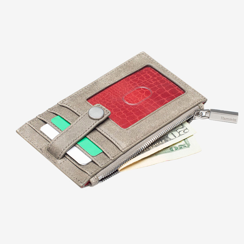 210 West Pewter | Women's Thin Leather Wallet/Card Holder | Hammitt ...
