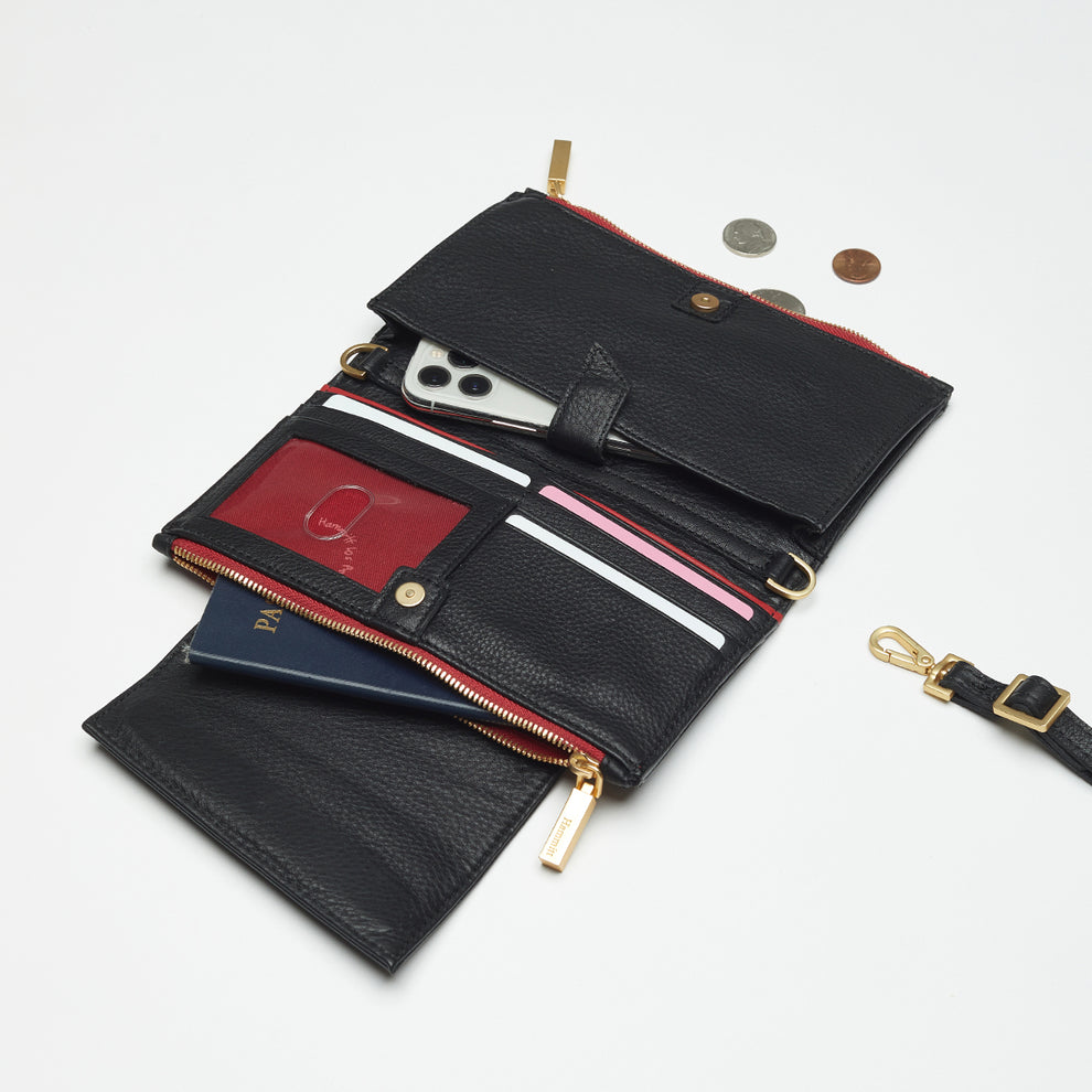 Levy Black Crossbody Wallet | Hammitt – HAMMITT